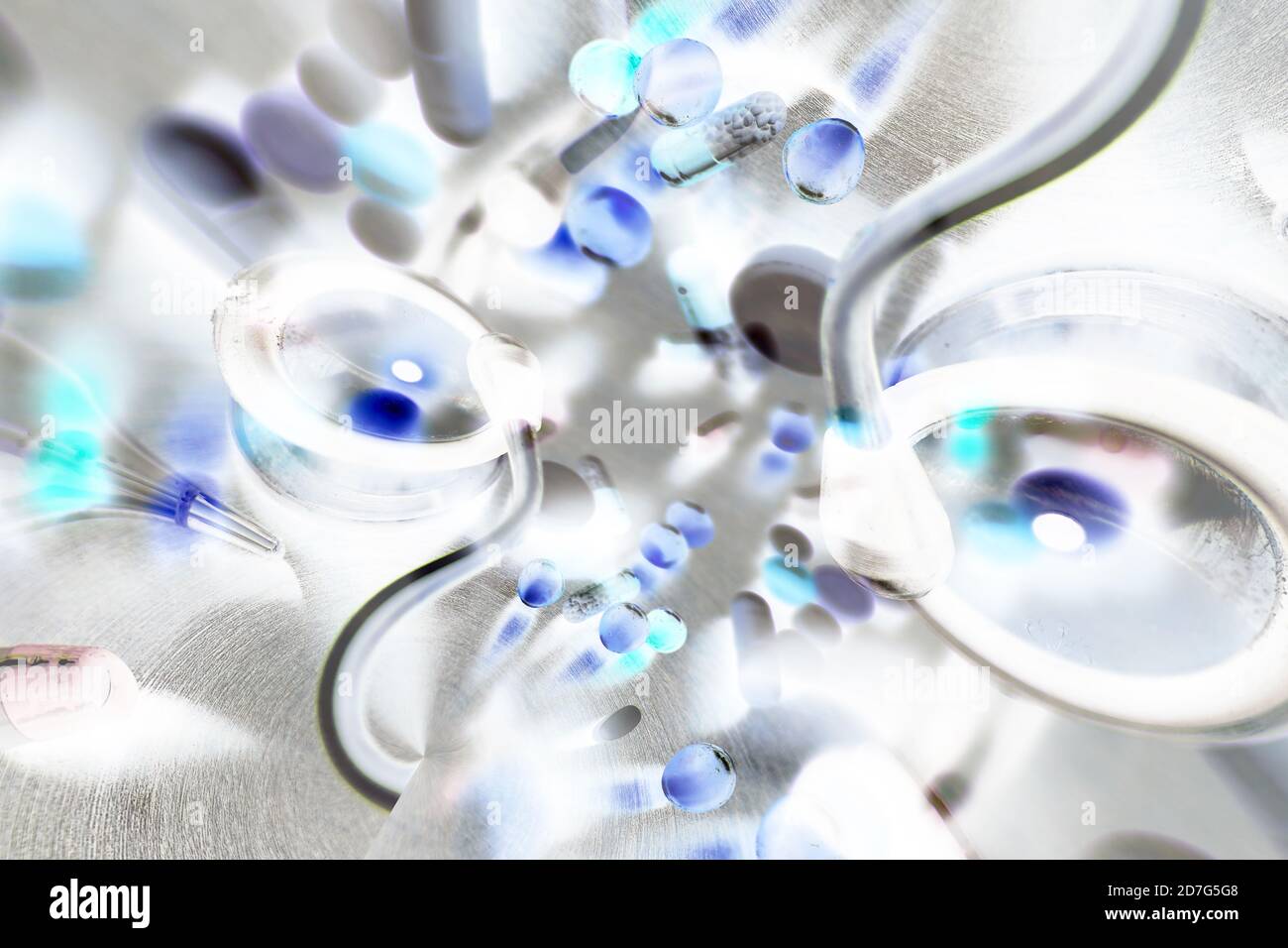 Abstract medication drug background invert multi colors Stock Photo - Alamy