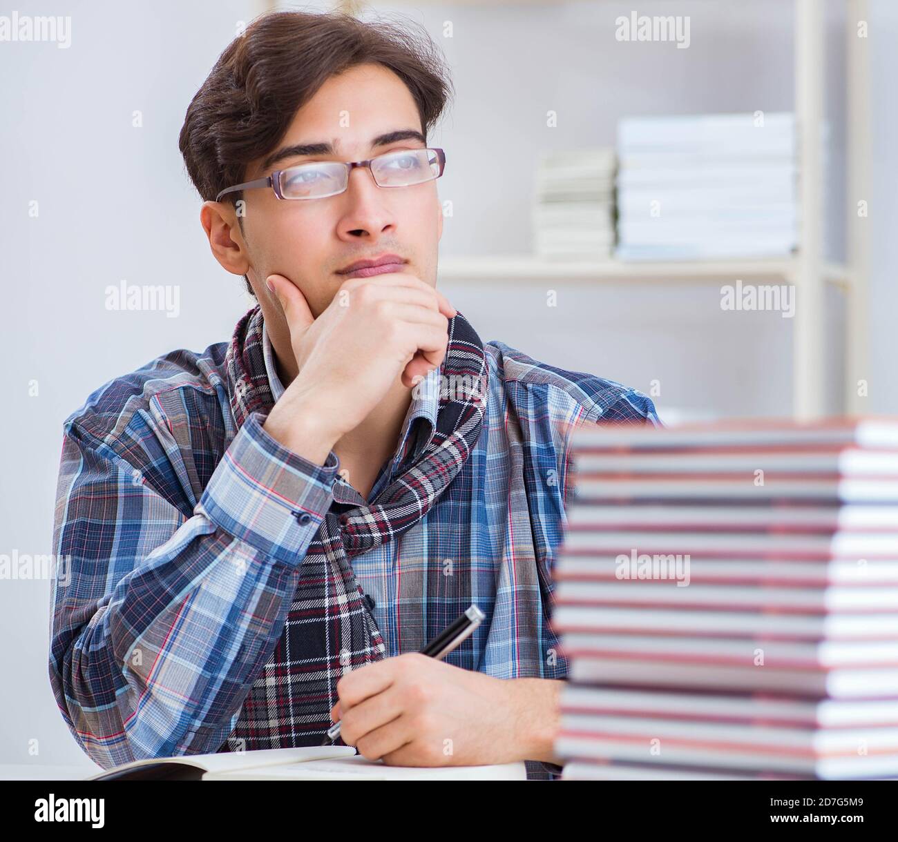 Male journalist book signing hi-res stock photography and images - Alamy