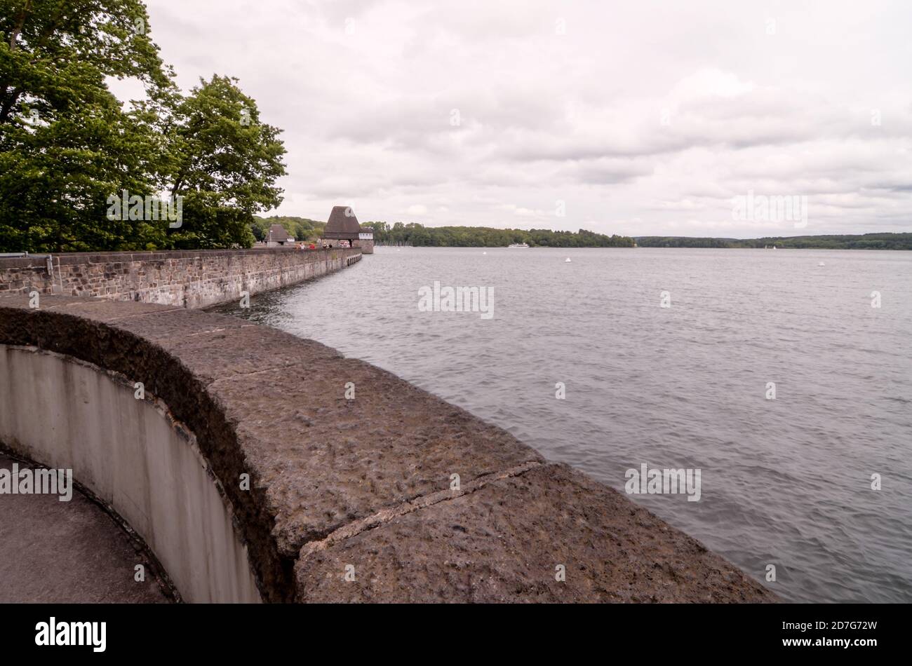 German Water Dam Stock Photo - Alamy
