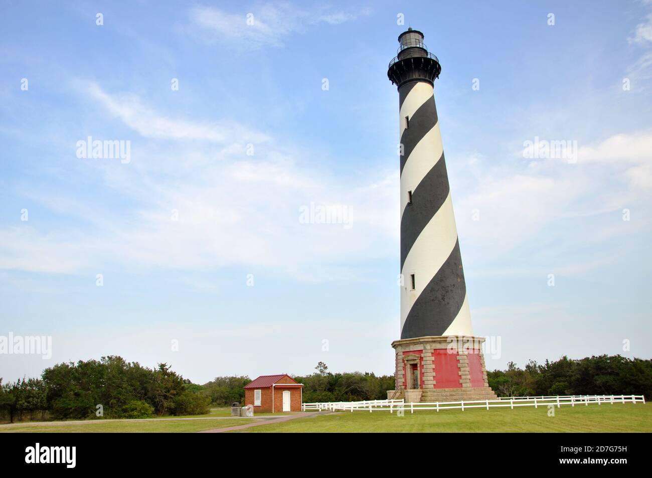 Cape Hatteras Lighthouse in Cape Hatteras National Seashore, on ...