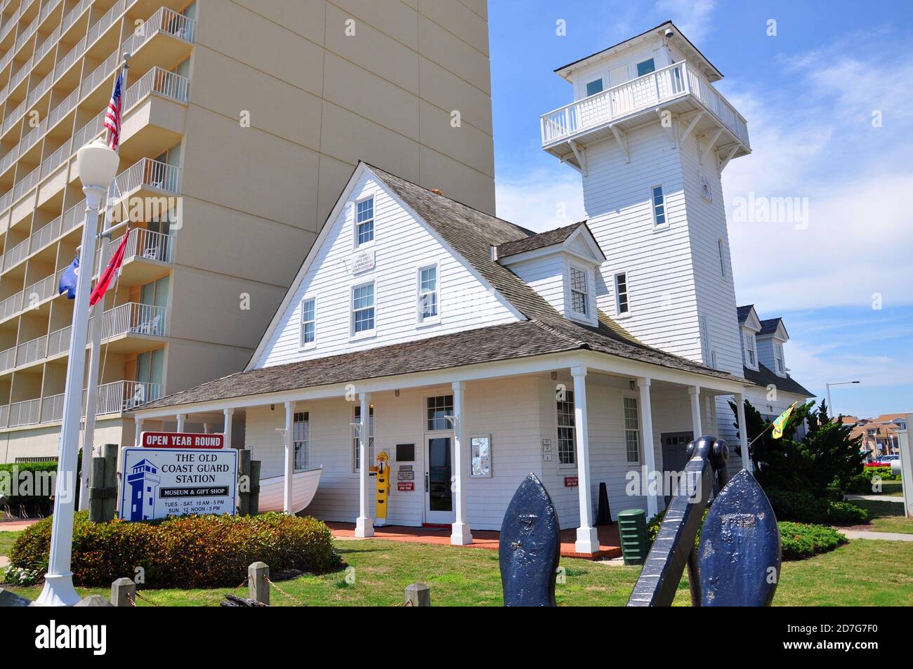 The Old Coast Guard Station at Atlantic Avenue in Virginia Beach ...
