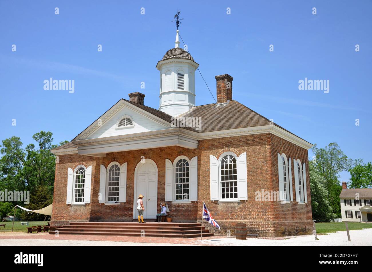 Courthouse of British Colony inside Williamsburg Historic District in ...