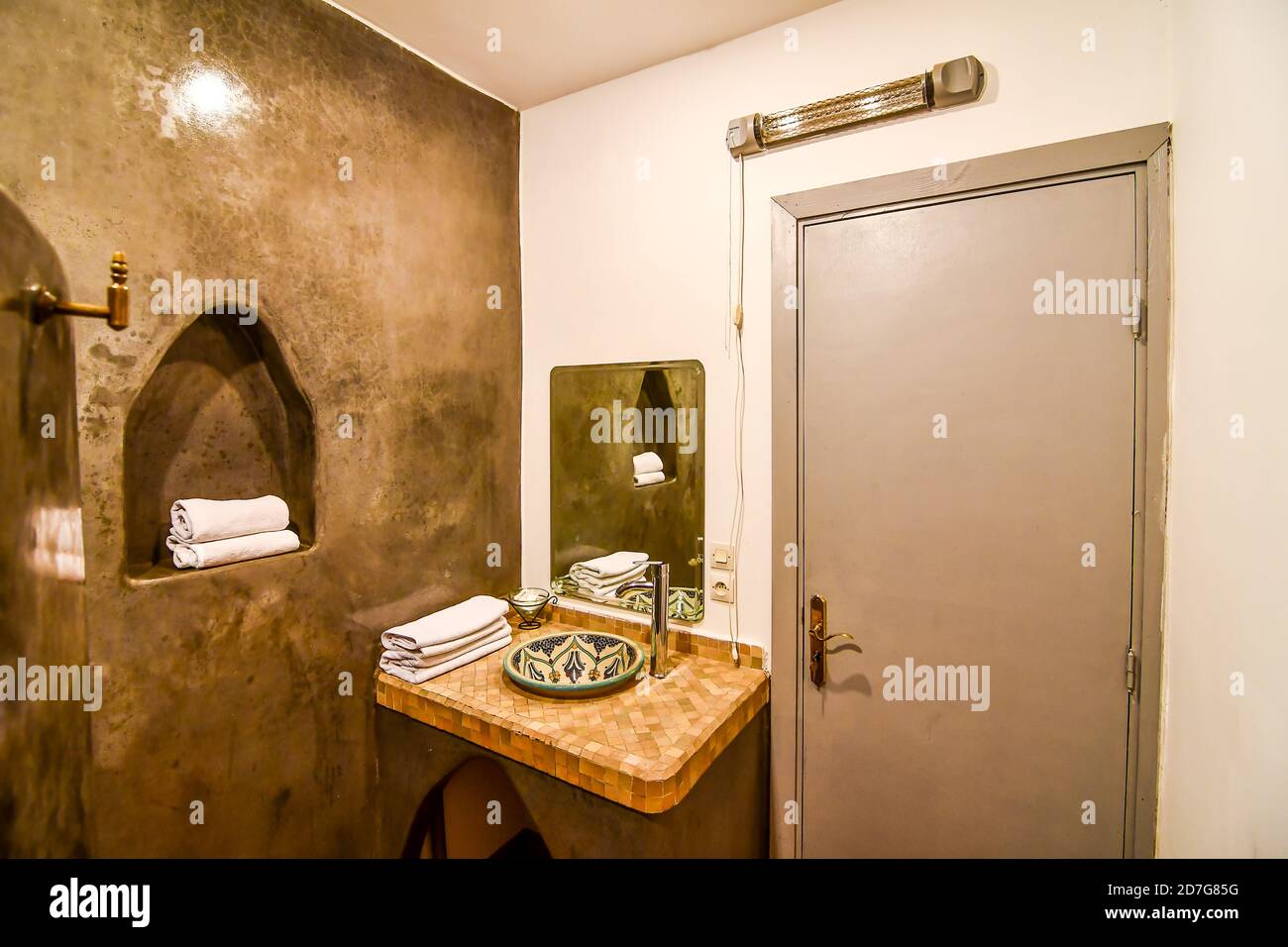 interior of modern bathroom, photo as background Stock Photo - Alamy
