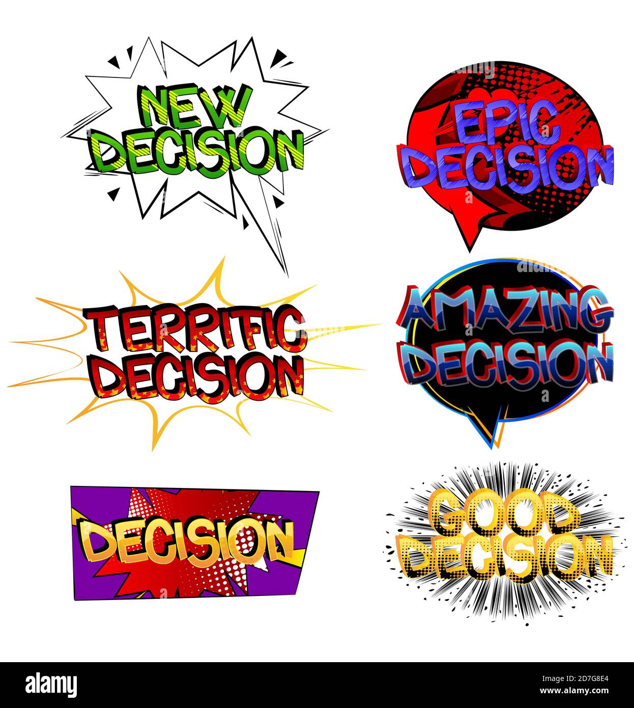 Comic action words Stock Vector Images - Alamy