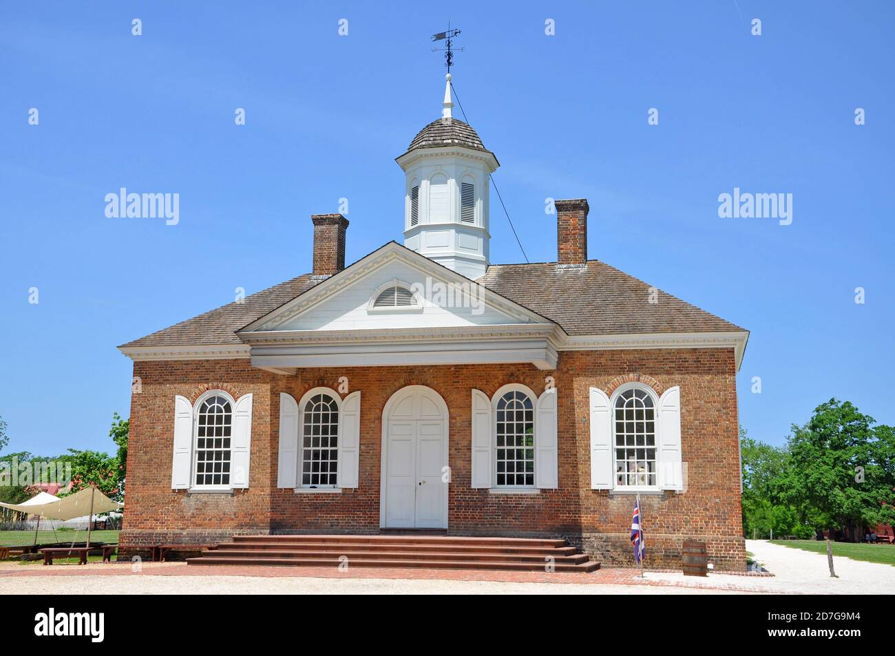 Courthouse of British Colony inside Williamsburg Historic District in ...