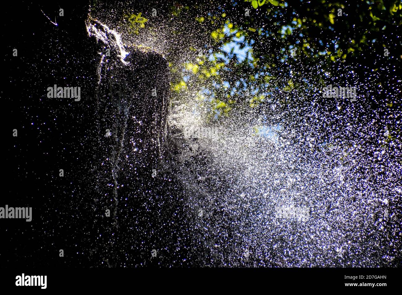 Water Splash Waterfall Stock Photo - Alamy