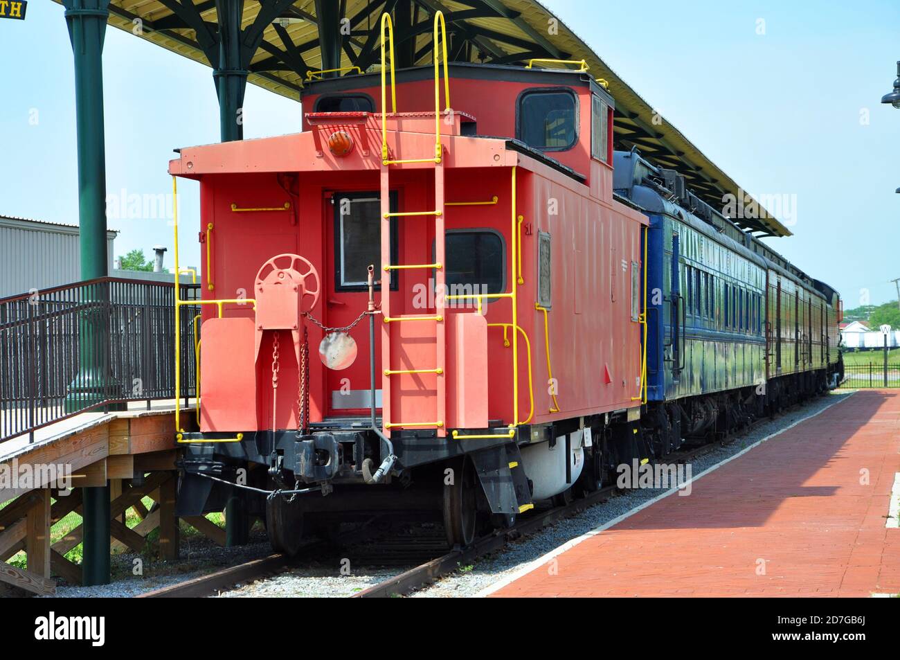 Historic Train in Railroad Museum of Virginia in Norfolk, Virginia VA ...