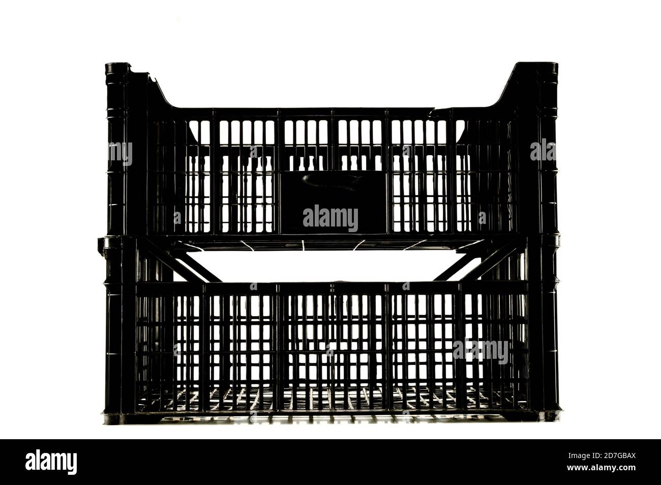 Empty Fruit Crate Box Stock Photo - Alamy