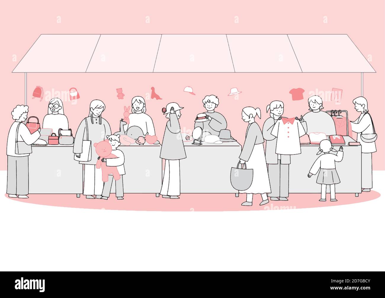 Group of different people in community illustration 003 Stock Vector ...