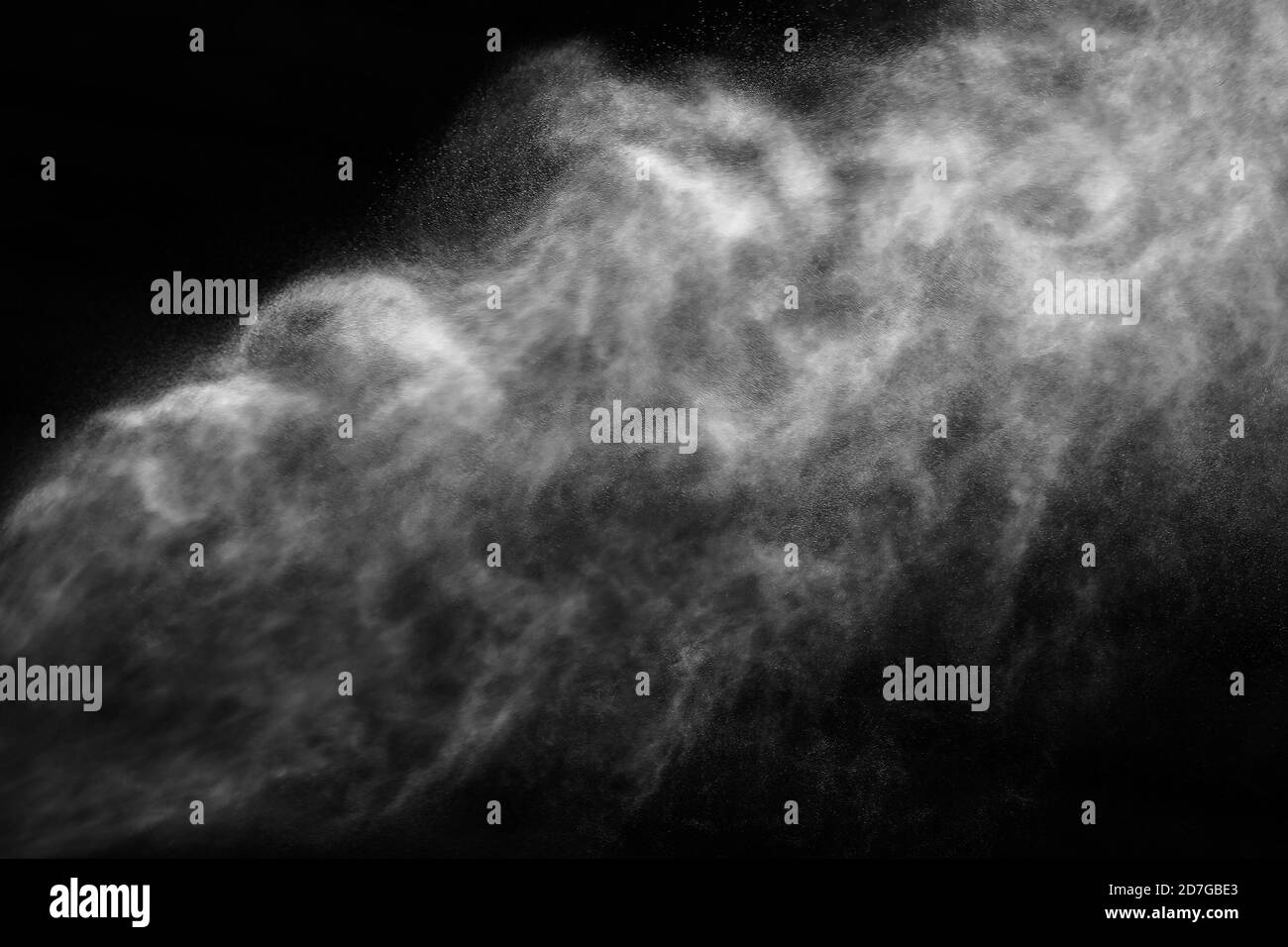 Spray water drops from Black and White Stock Photos & Images - Alamy