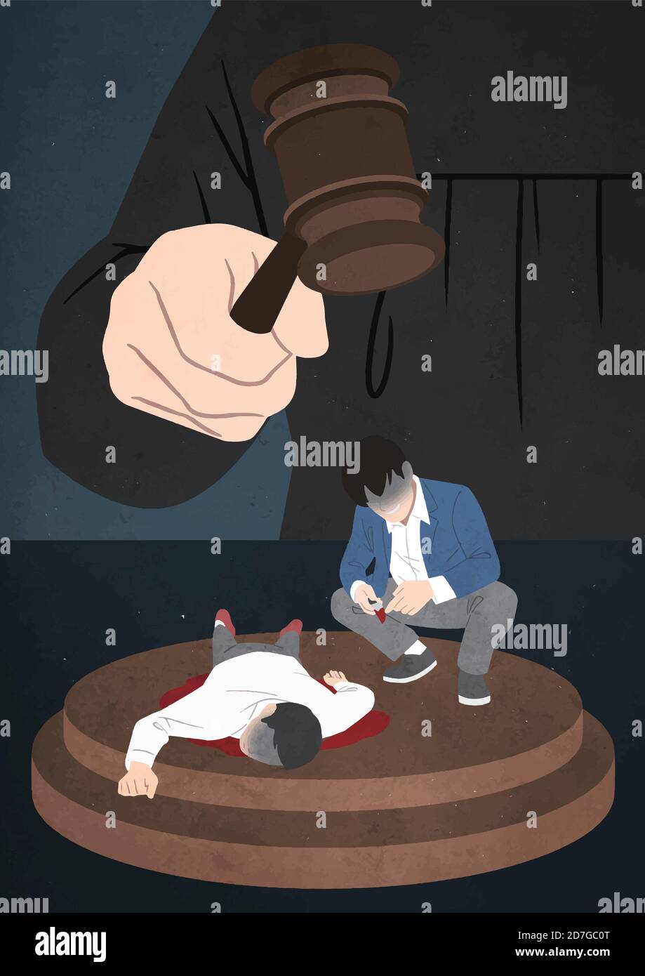 Juvenile justice judge Stock Vector Images - Alamy