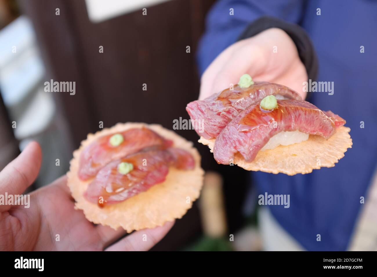 Takayama beef sushi hi-res stock photography and images - Alamy