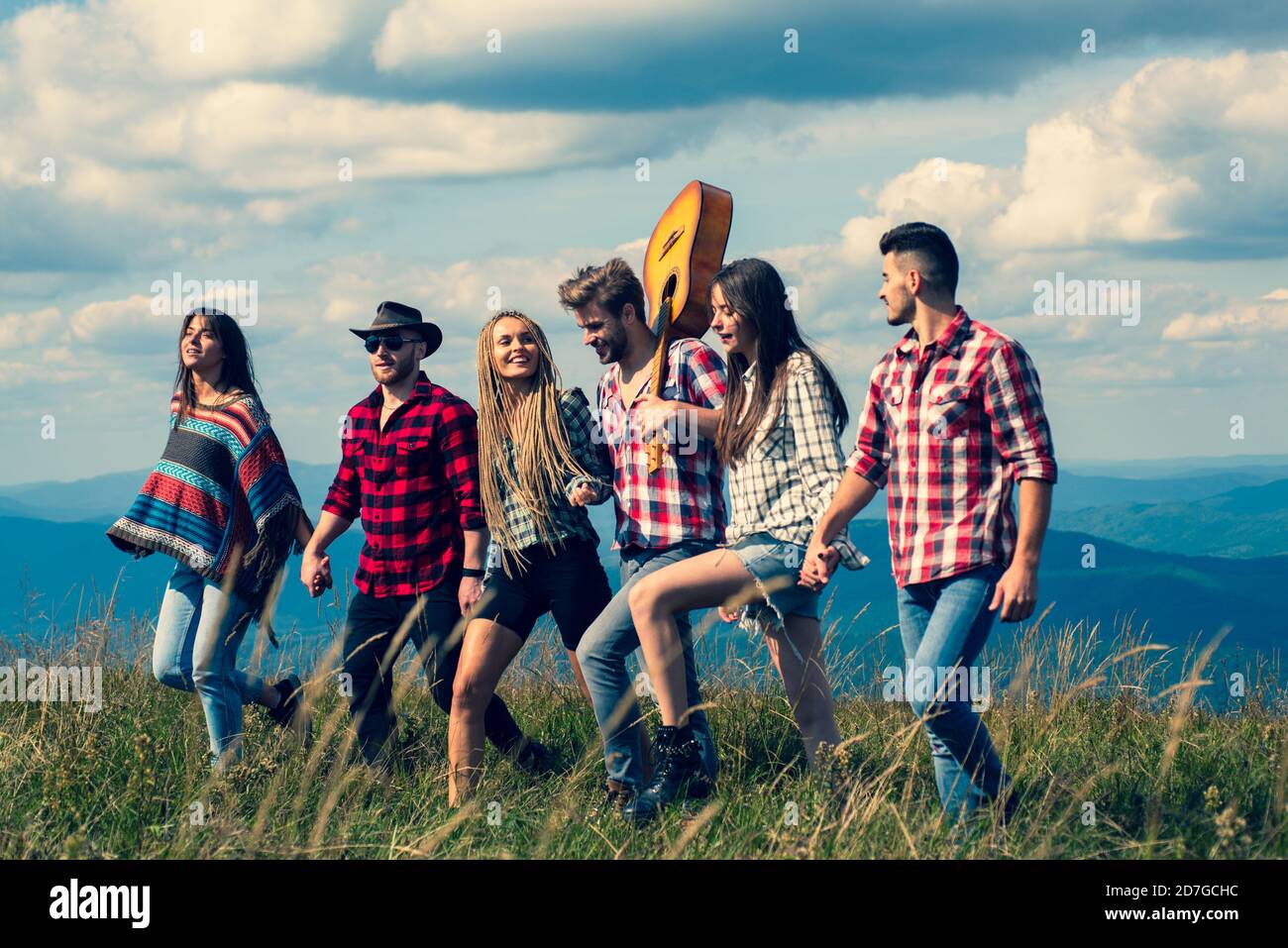 Group Of People Outdoors