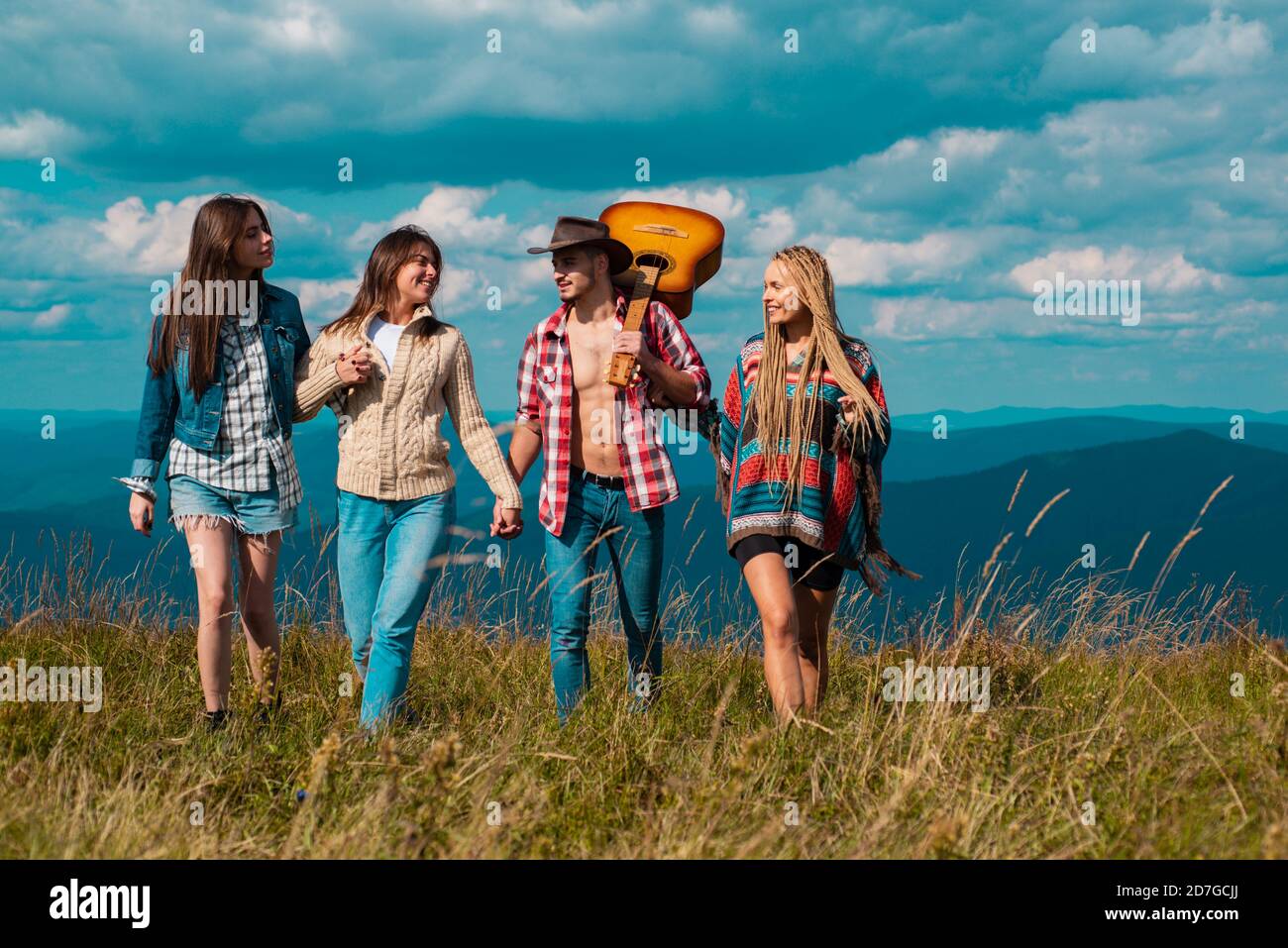 People Enjoying Nature