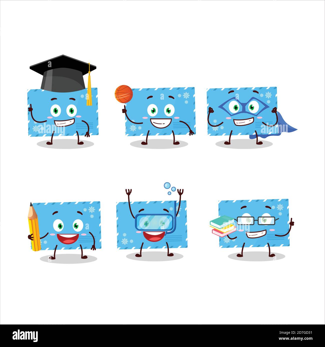 Envelopes Cartoon Characters