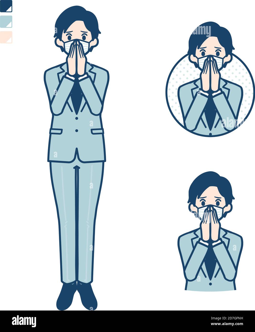 Uneasy Face Drawing