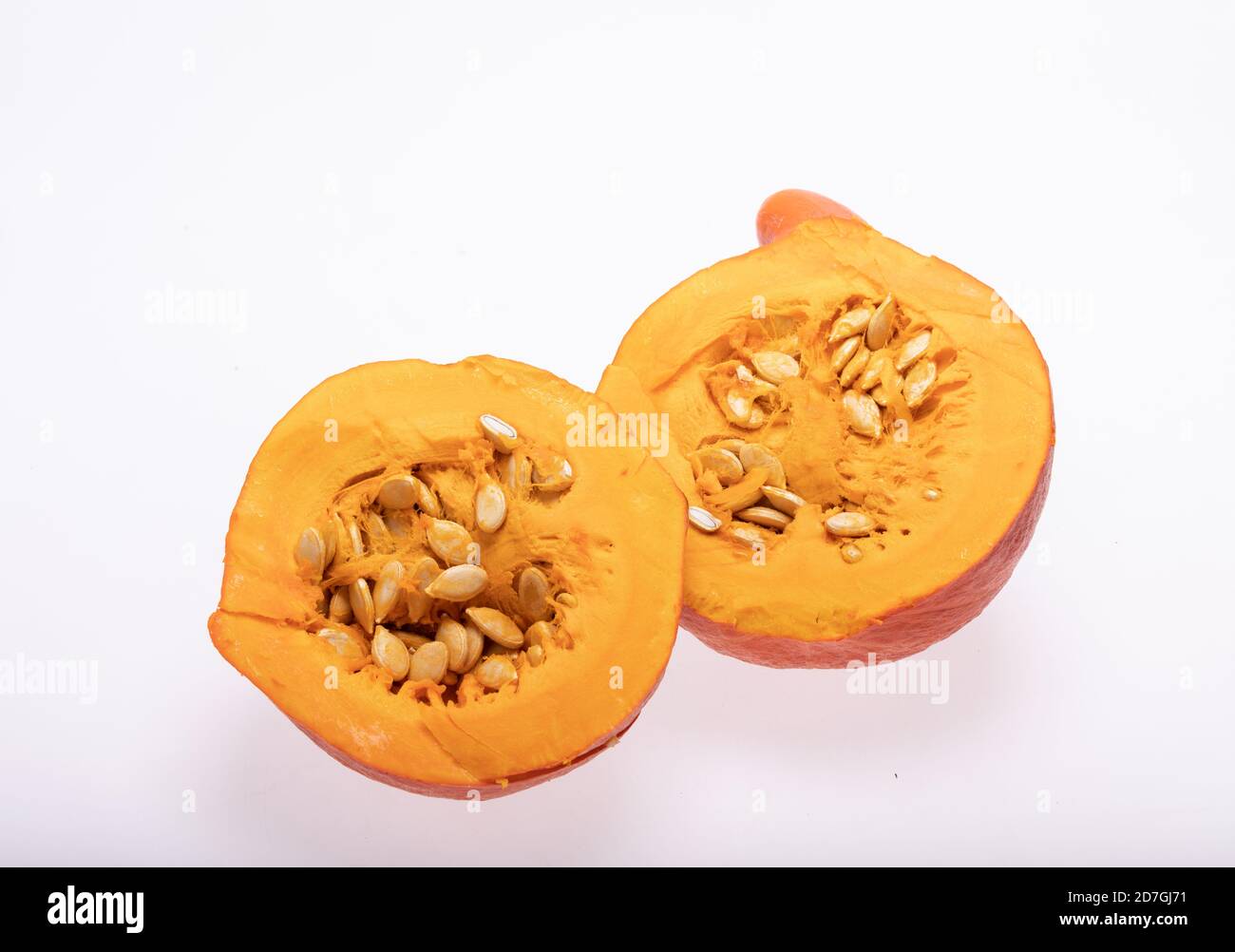 Yellow pumpkin vegetable isolated on white background Stock Photo - Alamy
