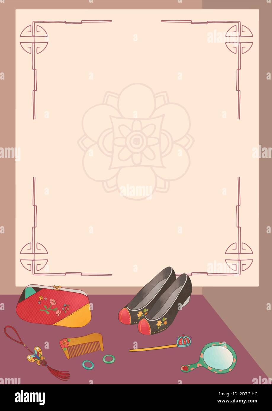 Korean traditional background with space for text, card and banner ...