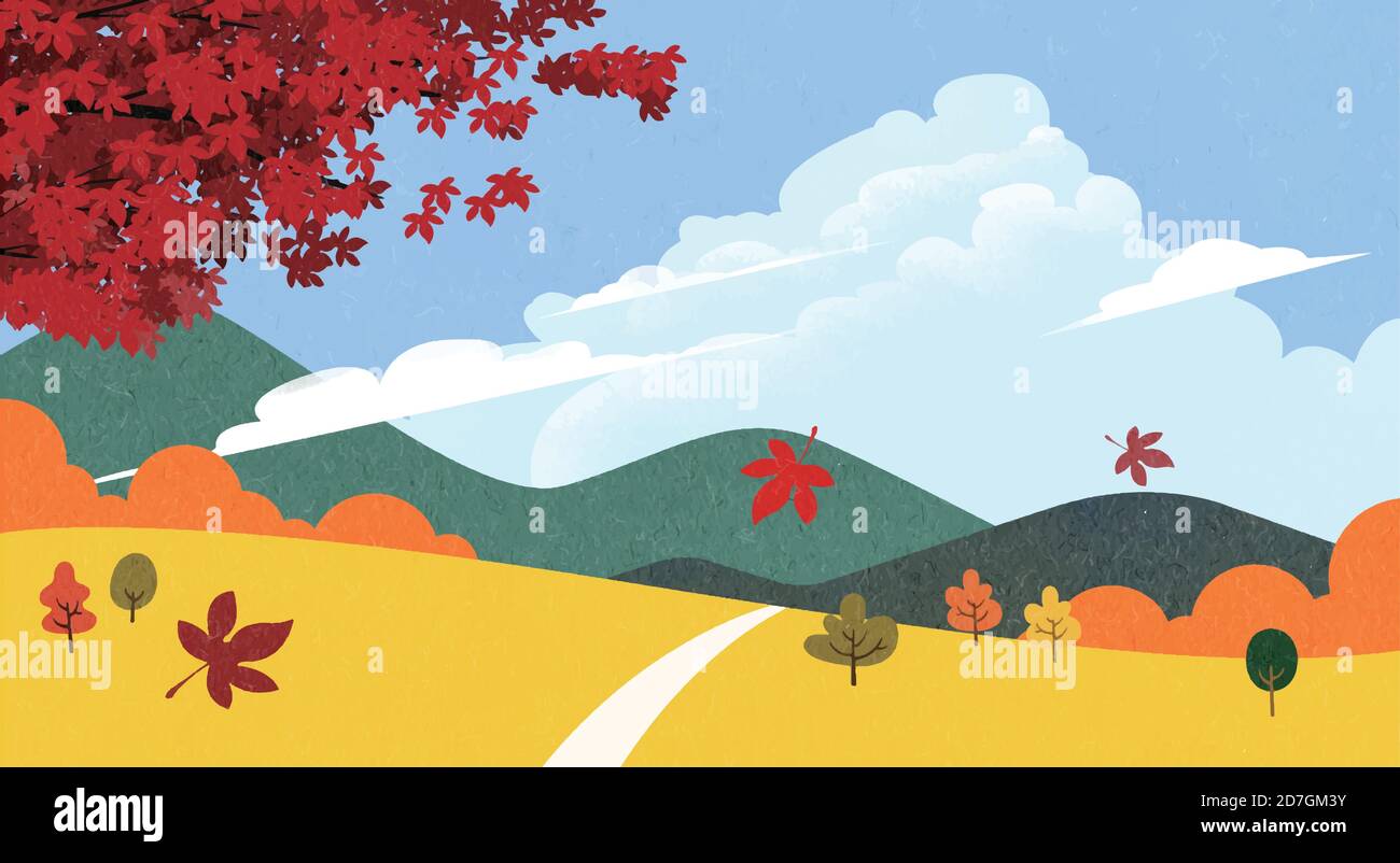 Folk scenery Stock Vector Images - Alamy