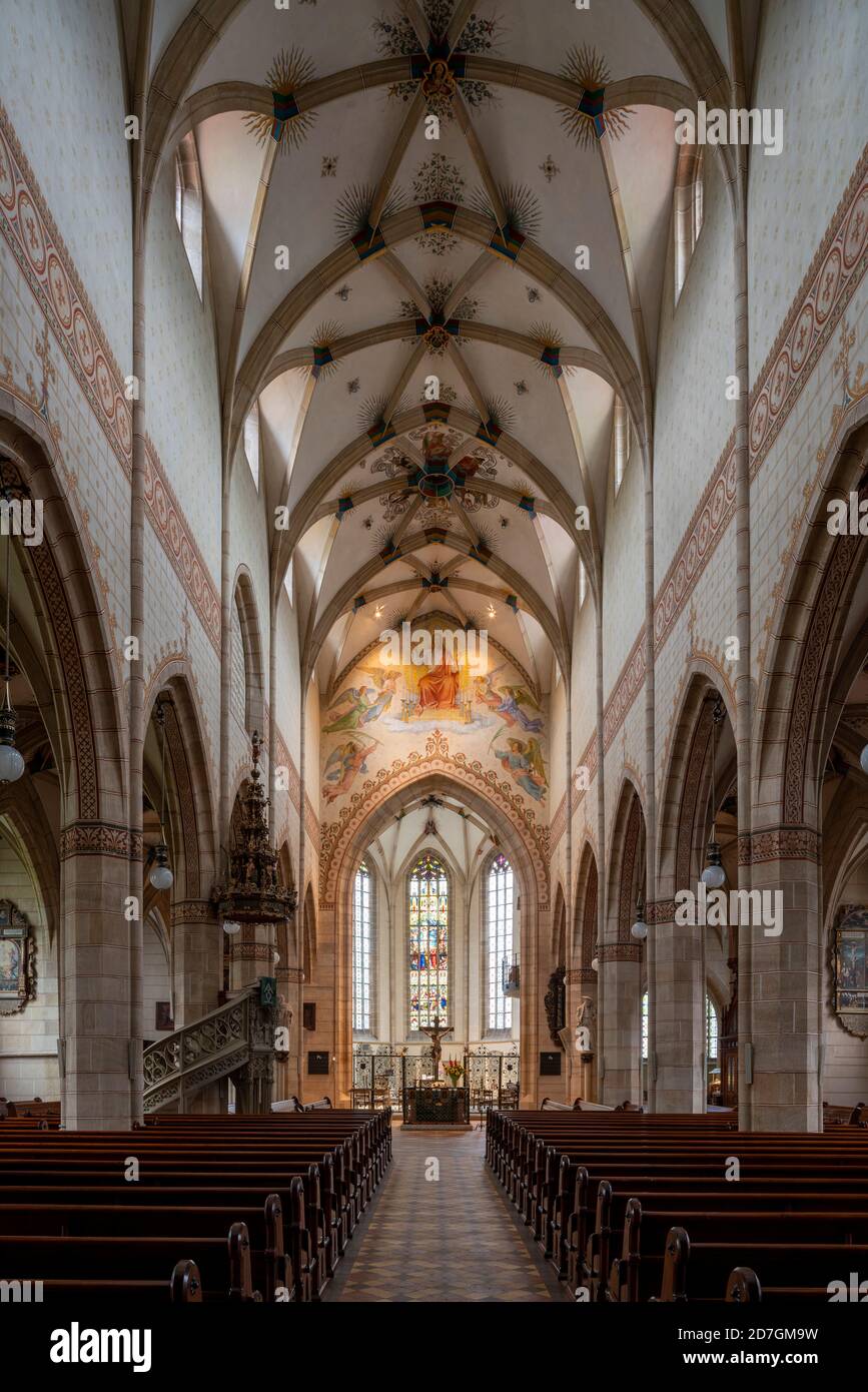 Bad Urach, Stiftskirche St. Amandus, Sankt Amandus, Blick nach Osten ...