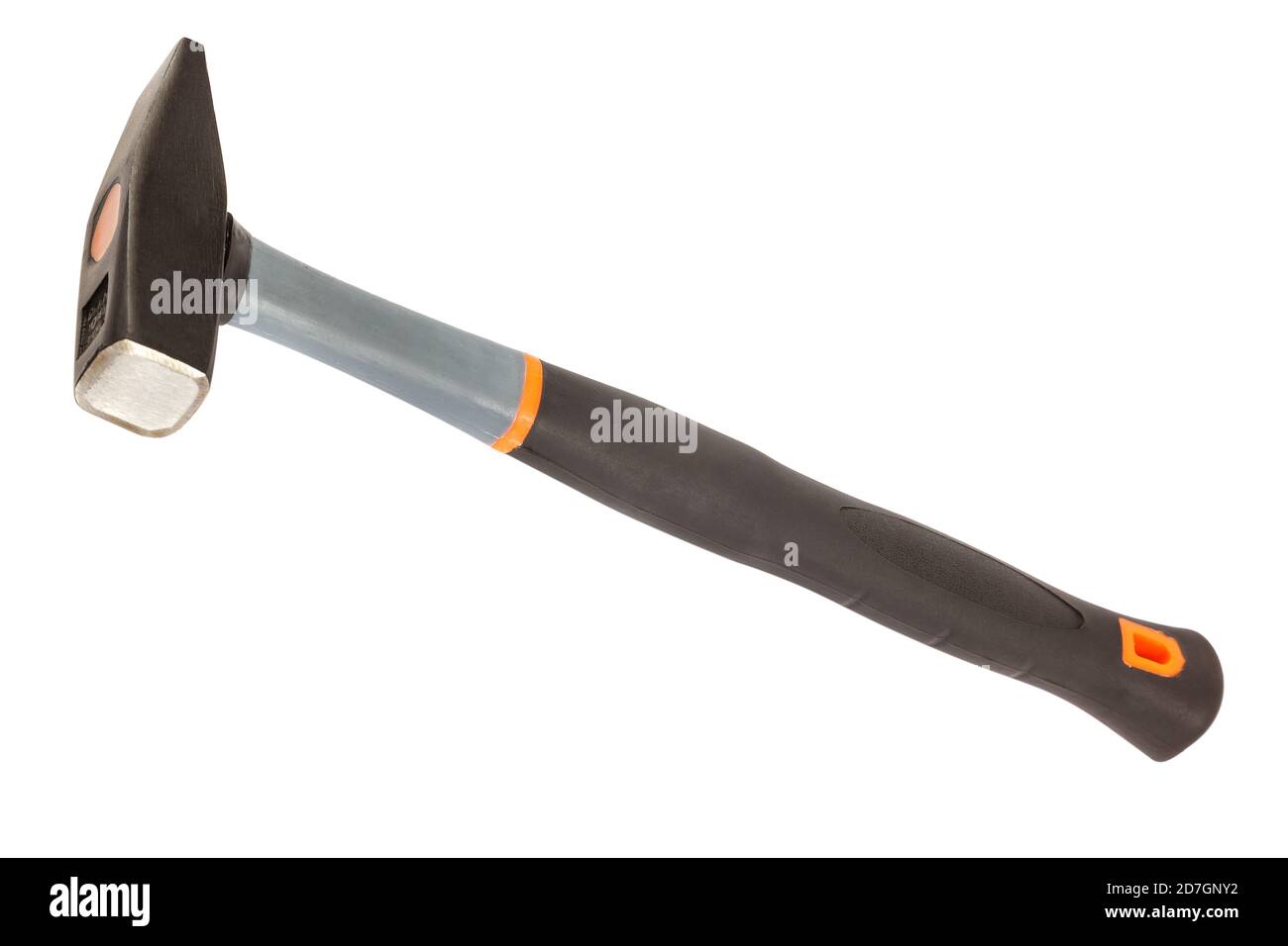 Modern hammer isolated on a white background Stock Photo - Alamy