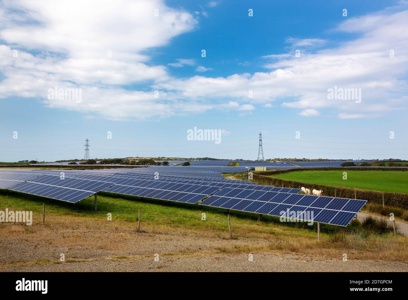Solar farm devon uk hi-res stock photography and images - Alamy