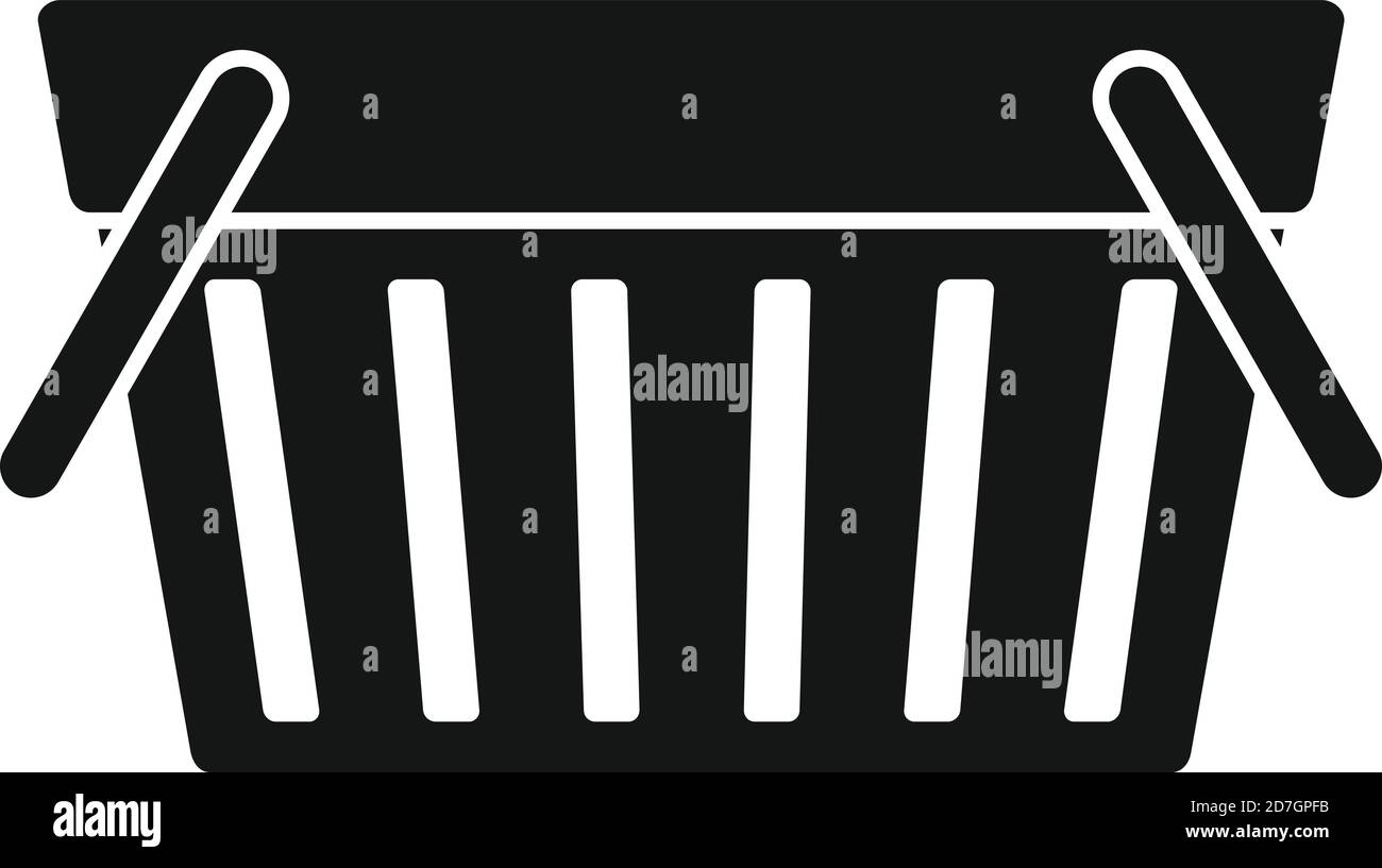 Shop box icon. Simple illustration of shop box vector icon for web ...