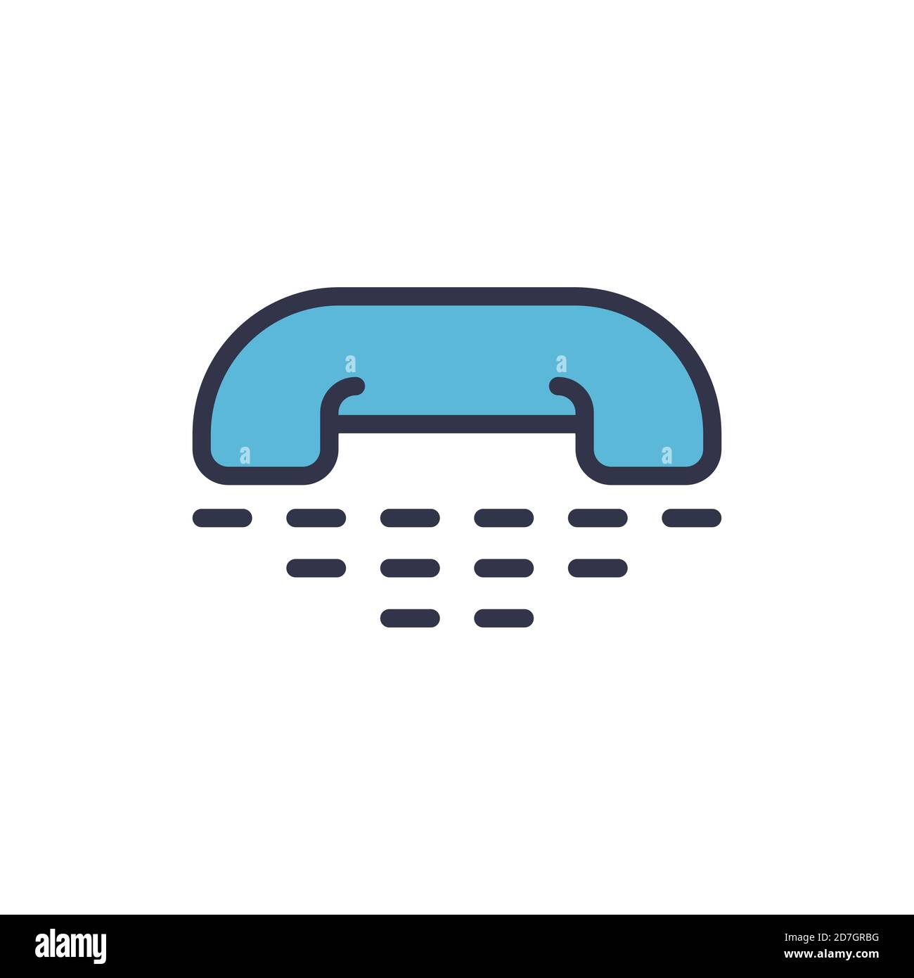 Text Telephone vector icon symbol isolated on white background Stock ...