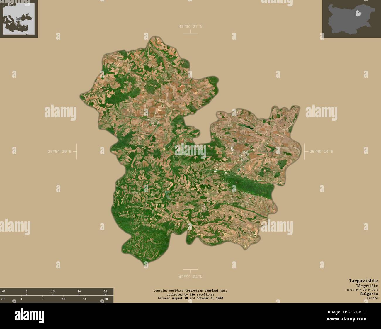 Targovishte outline map hi-res stock photography and images - Alamy