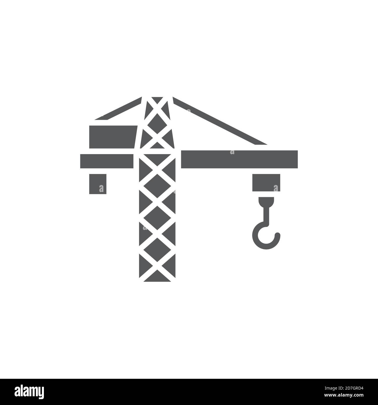 Crane moving load Stock Vector Images - Alamy