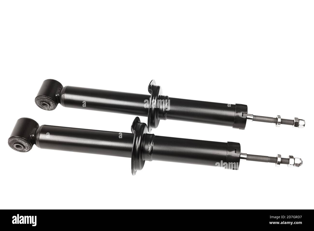 Suspension Strut car isolated on white background Stock Photo - Alamy