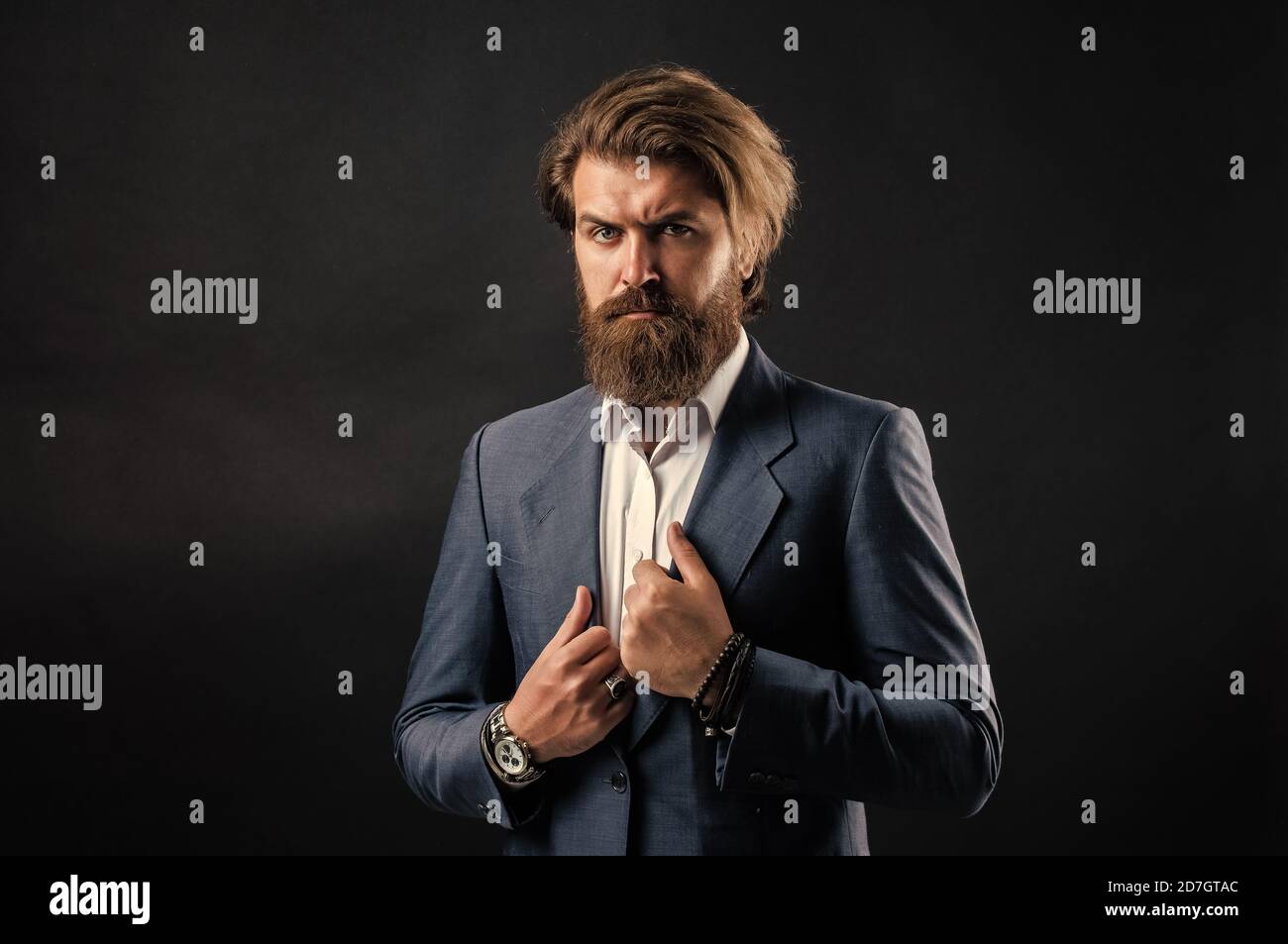 Man modern outfit for business life, presentable view concept Stock ...