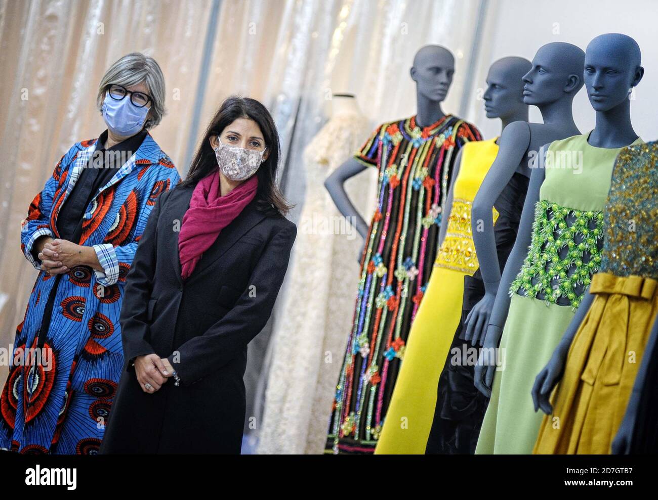 Rome, Ara Pacis shows Romaison. In the photo: the curator of the ...