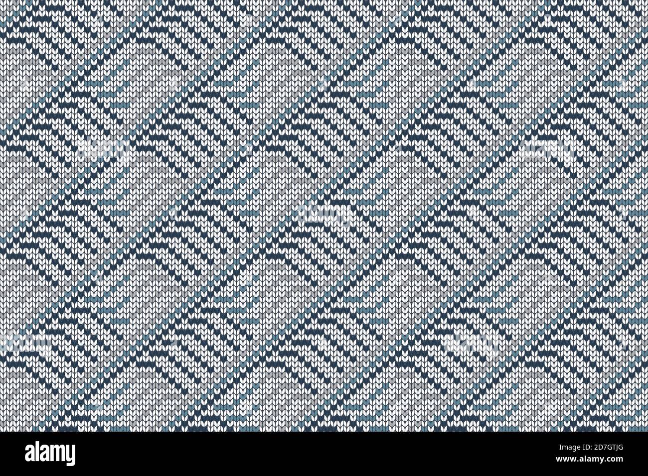 Christmas and Winter holiday knitting pattern for plaid, sweater design ...