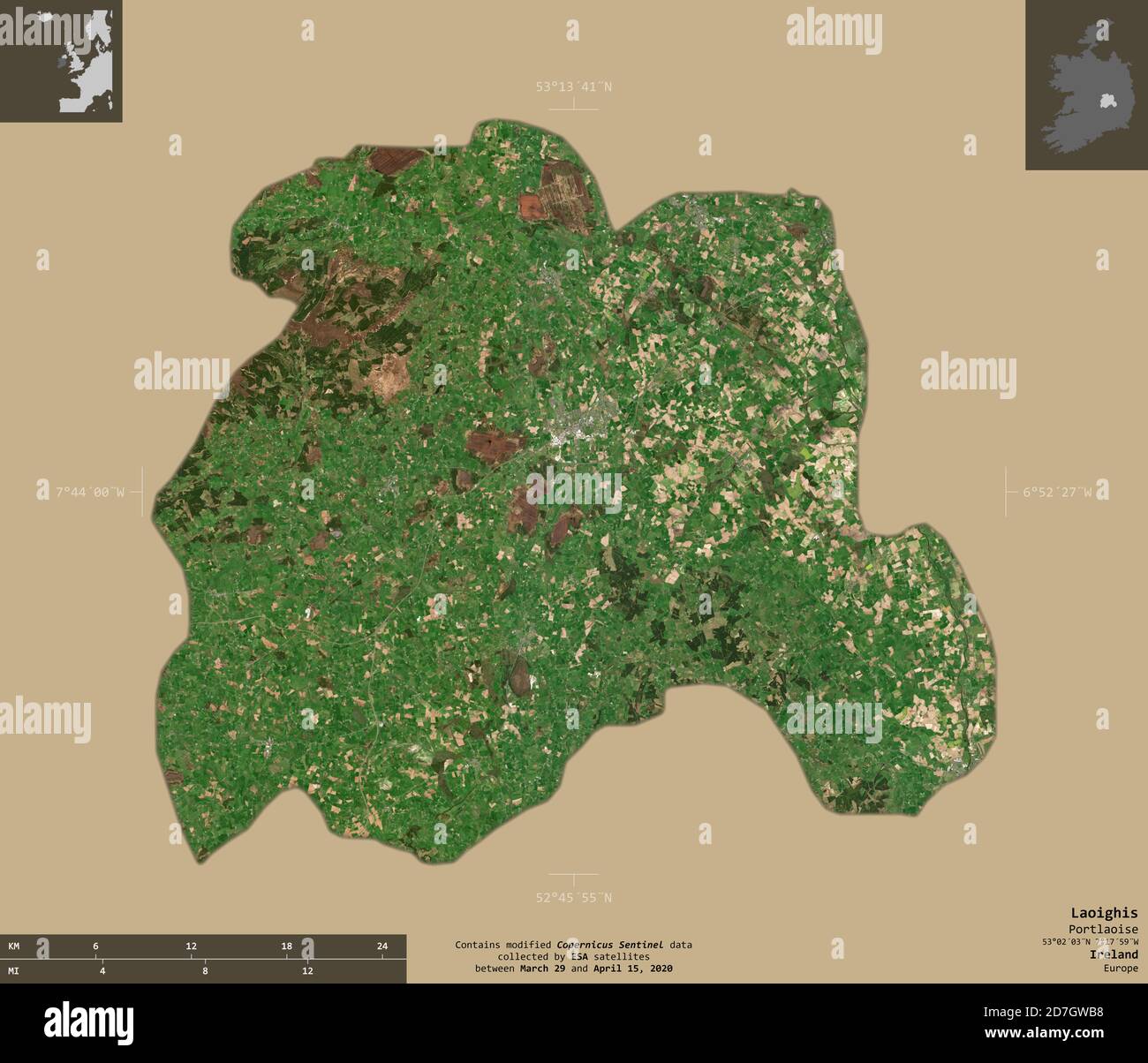 Map of portlaoise hi-res stock photography and images - Alamy