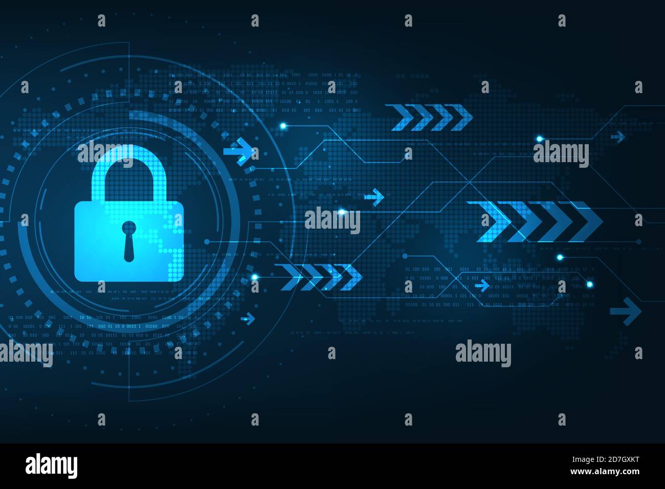 Vector background secure digital security system Stock Vector Image ...