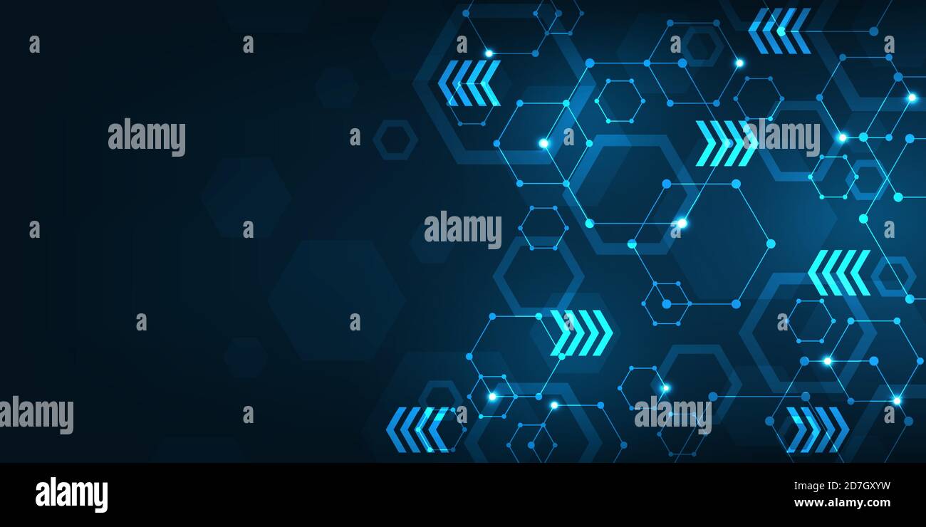 Vector background technology in the concept of data network Stock ...