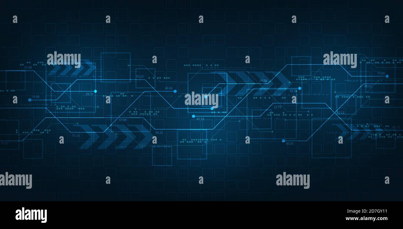 Vector background technology in the concept of digital Stock Vector ...