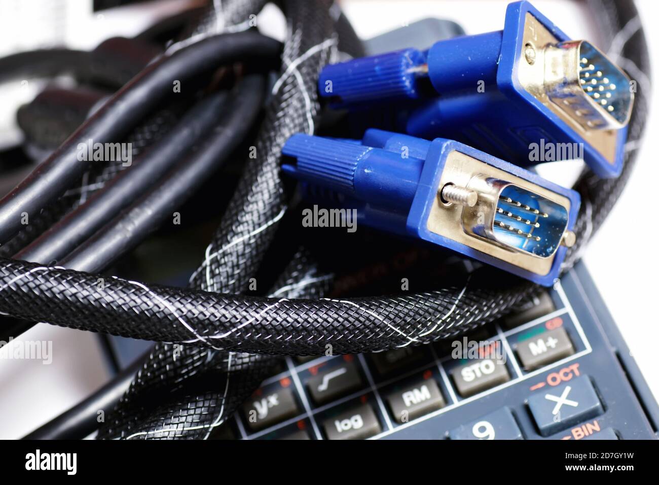 Vga cables information technology hi-res stock photography and images ...
