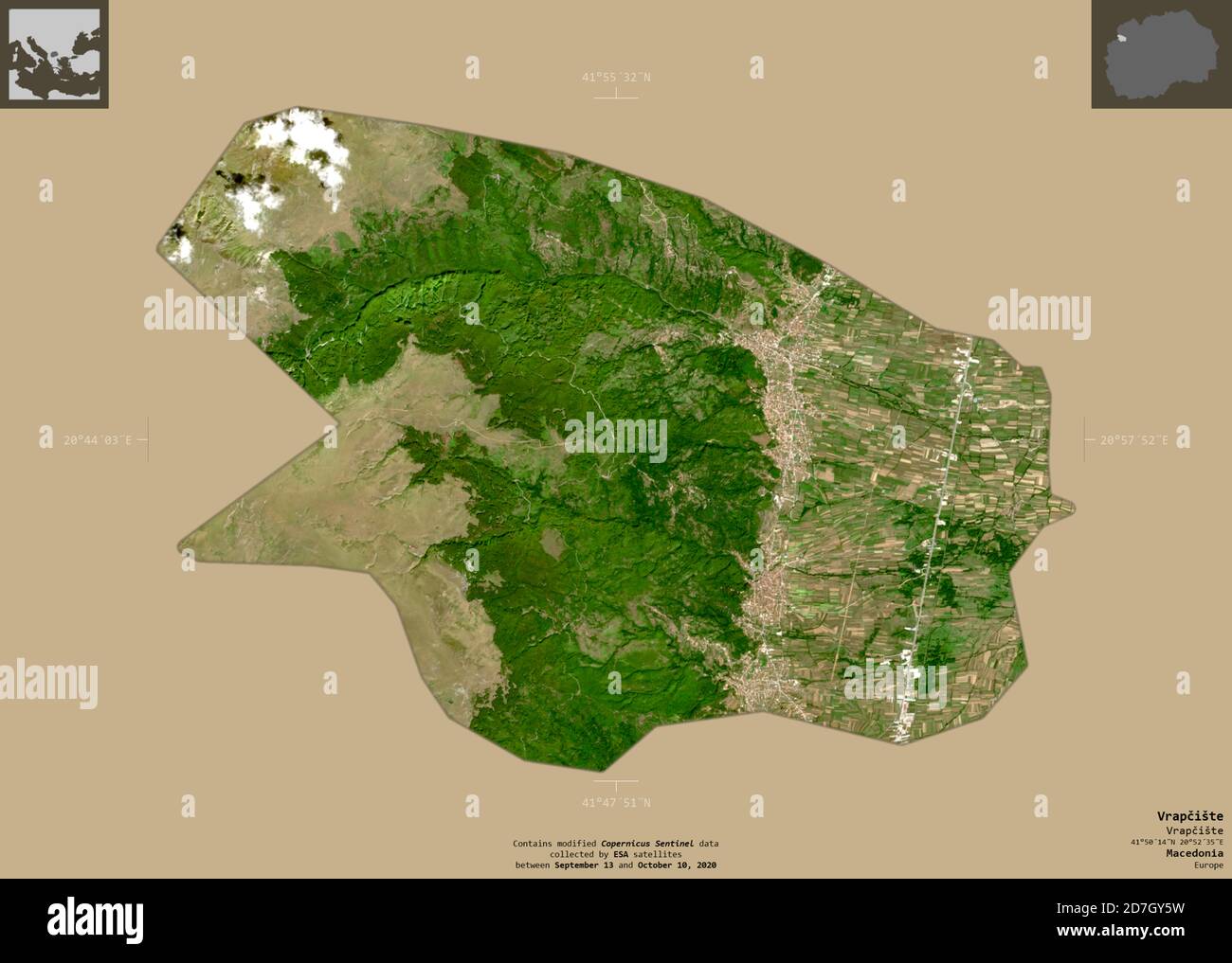 Vrapciste map hi-res stock photography and images - Alamy