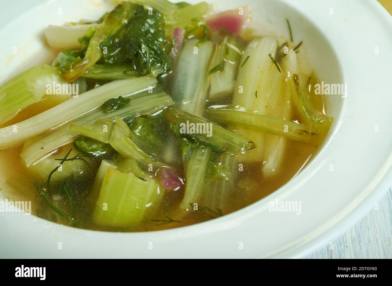 Bouillon brede - Mauritians Seychellois soup that is composed of greens ...