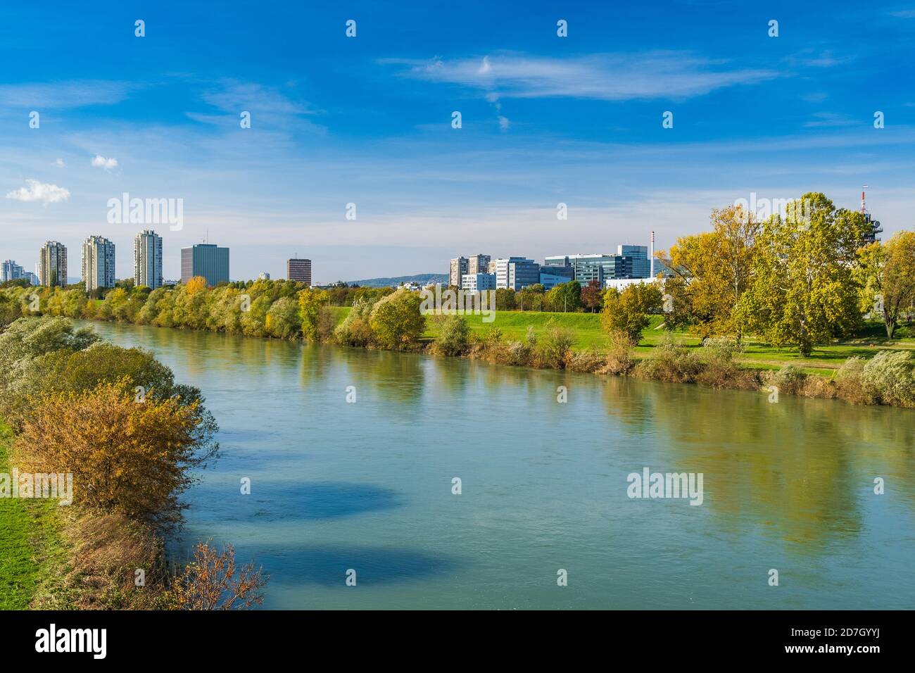 Zagreb river sava embankment hi-res stock photography and images - Alamy