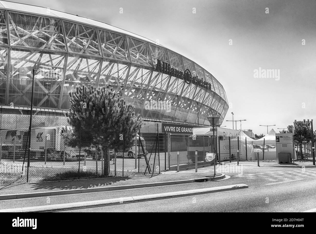 Allianz riviera stadium nice Black and White Stock Photos & Images - Alamy