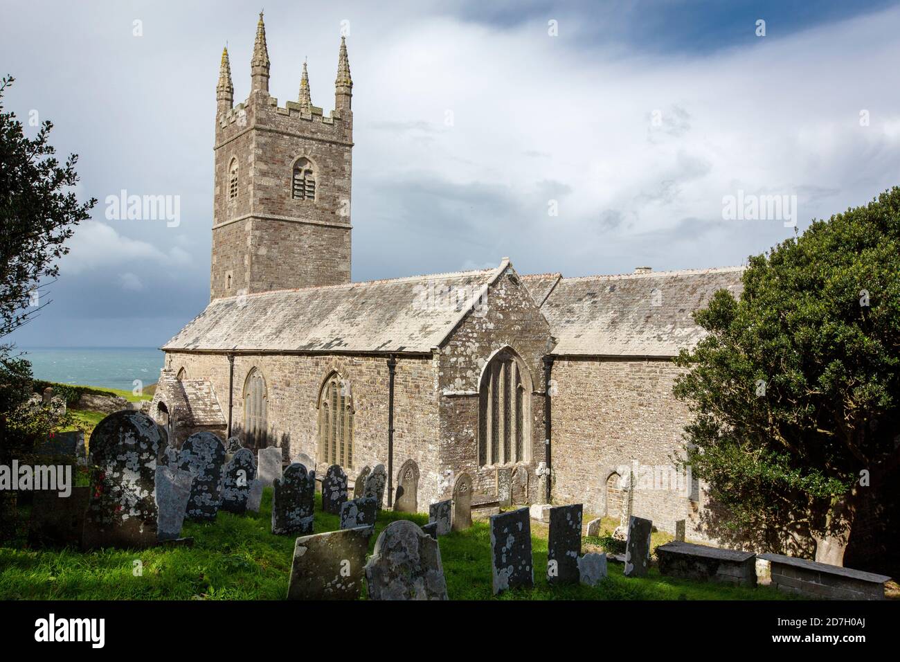 Morwenstow church hi-res stock photography and images - Alamy