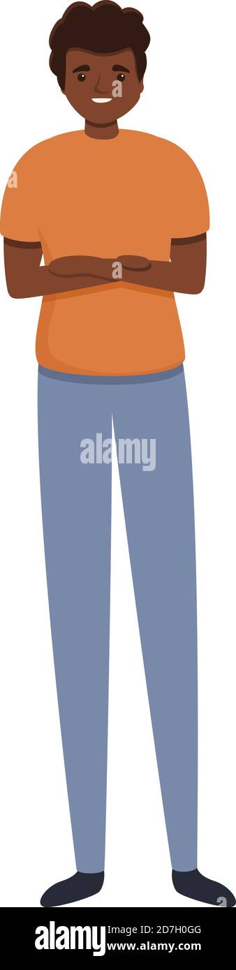 African father icon. Cartoon of african father vector icon for web ...