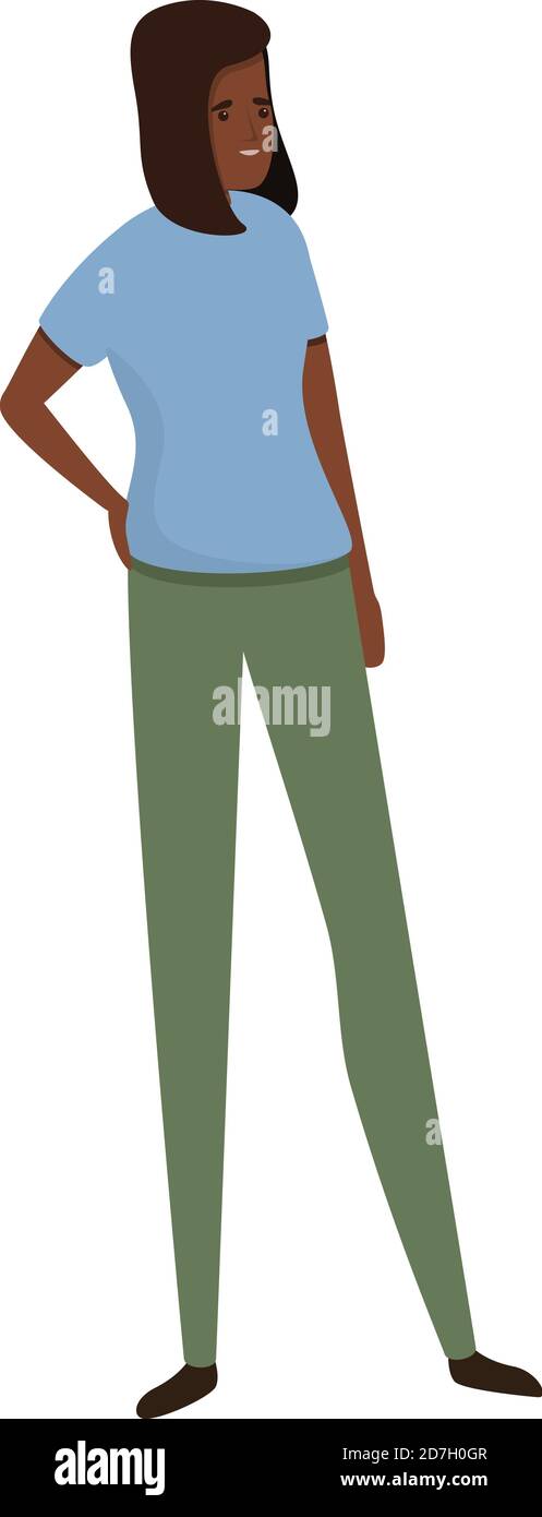 African mother icon. Cartoon of african mother vector icon for web ...