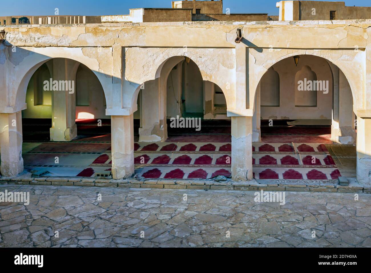 Morning view from historical old Al-Uqair port in Saudi Arabia Stock ...