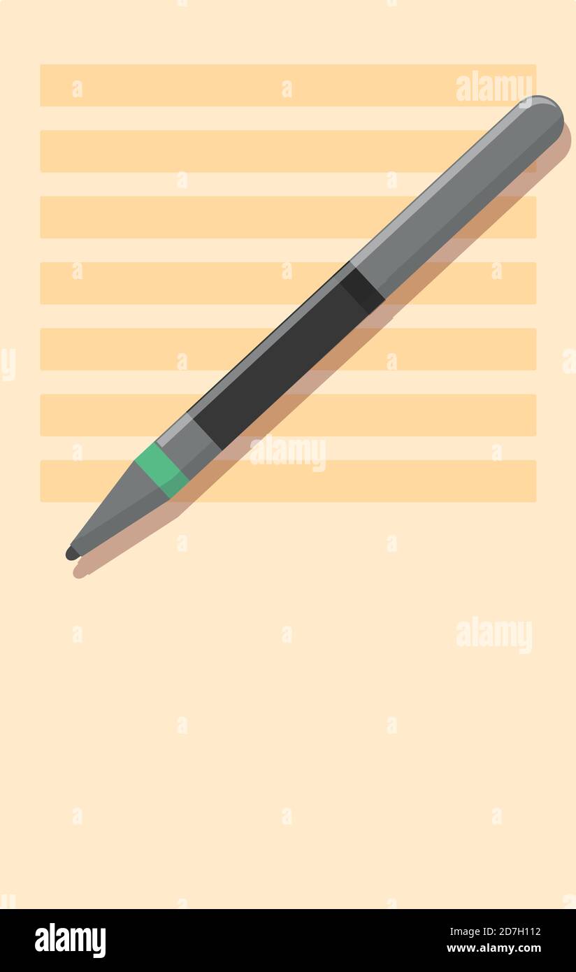 Pencil writing icon. Cartoon of pencil writing vector icon for web ...