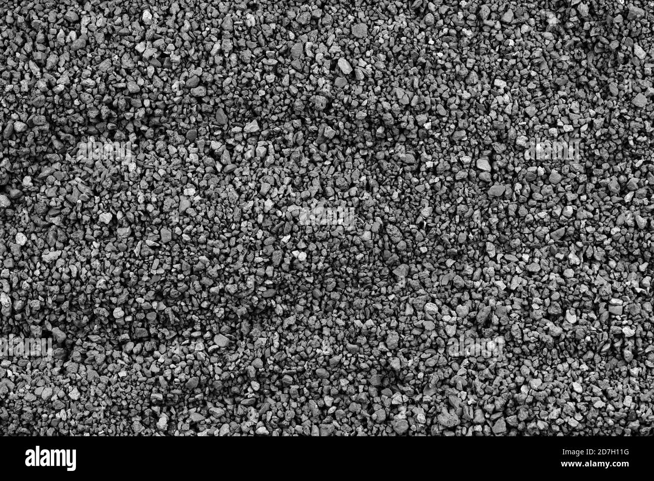 Gray small rocks ground texture. black small road stone background ...
