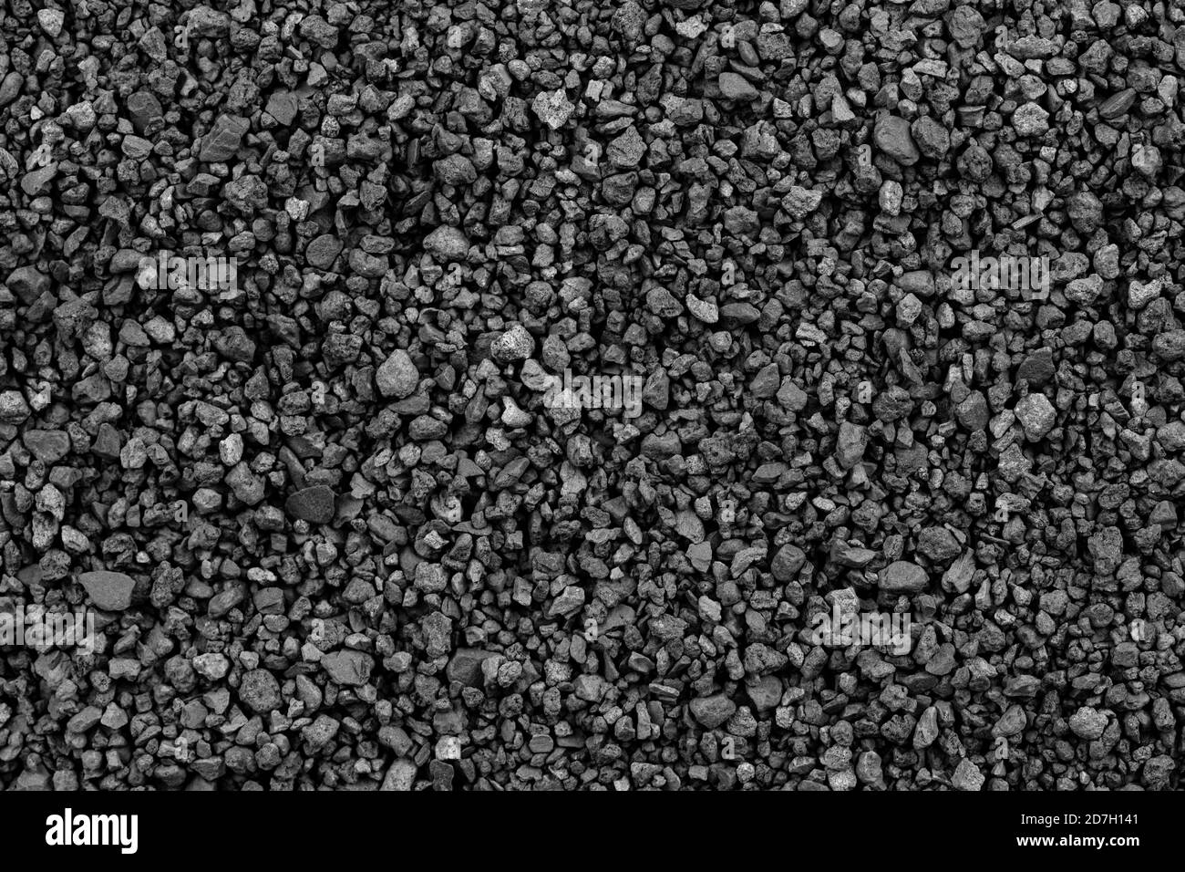 Gray small rocks ground texture. black small road stone background ...